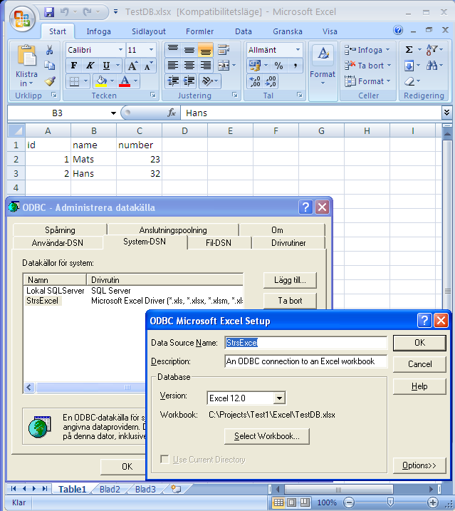 Some Odbc And Some Excel Using Streamserve Toolbox Tech